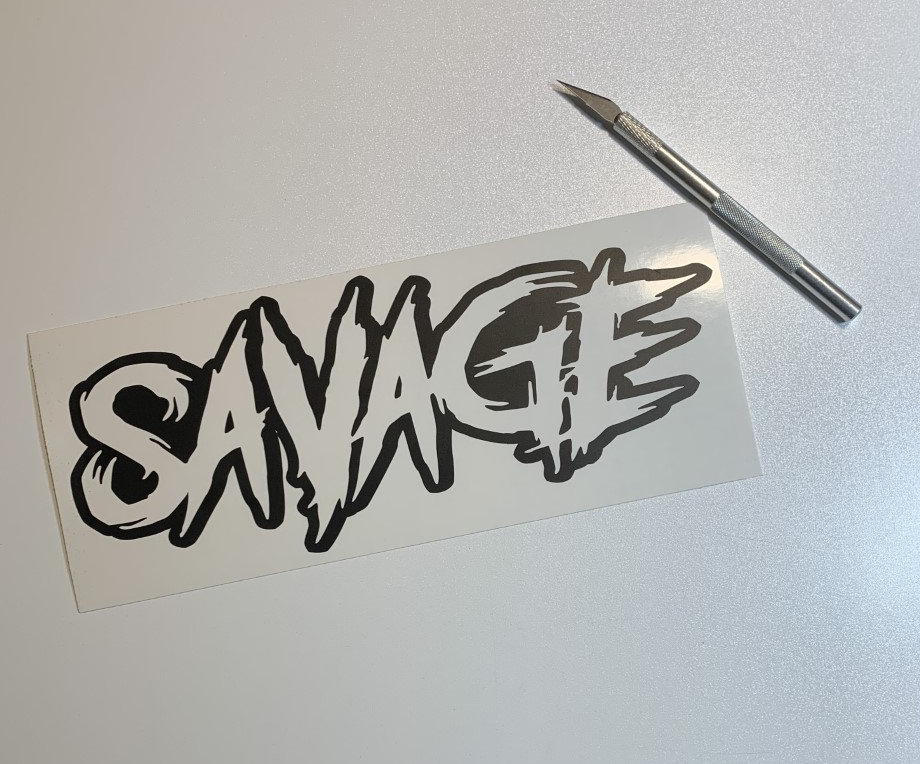 Savage Vinyl Decal - Etsy