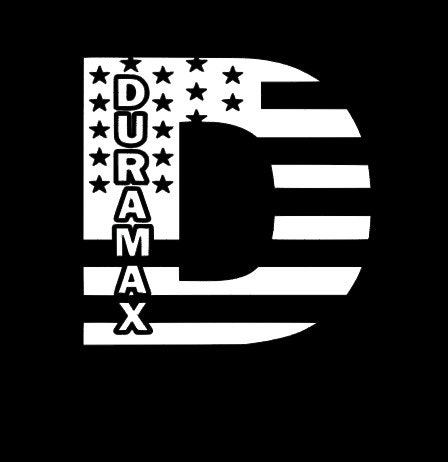 Duramax d Flag Style Vinyl Decal - Etsy