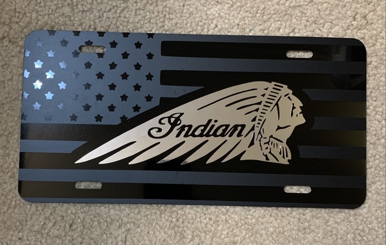 Indian Motorcycles© License Plate - Etsy