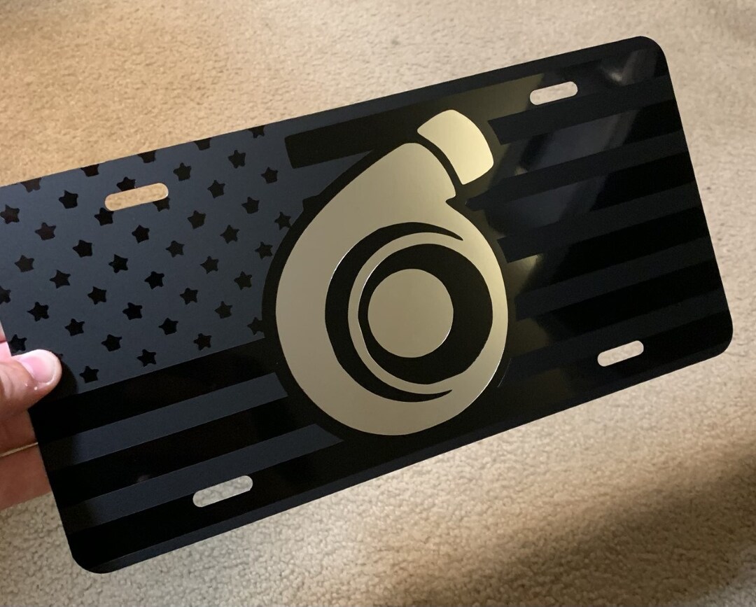 Turbo License Plate - Etsy