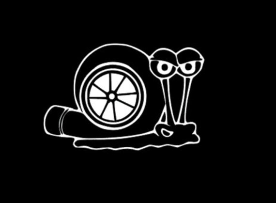 Gary the Snail Turbo Vinyl Decal - Etsy