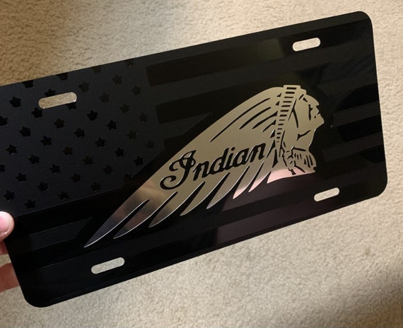 Indian Motorcycles© License Plate - Etsy