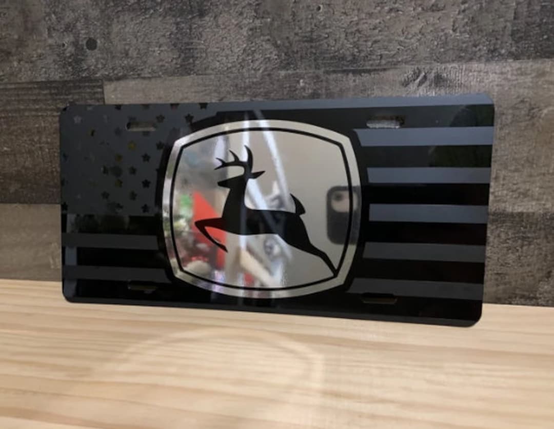 John Deere License Plate - Etsy