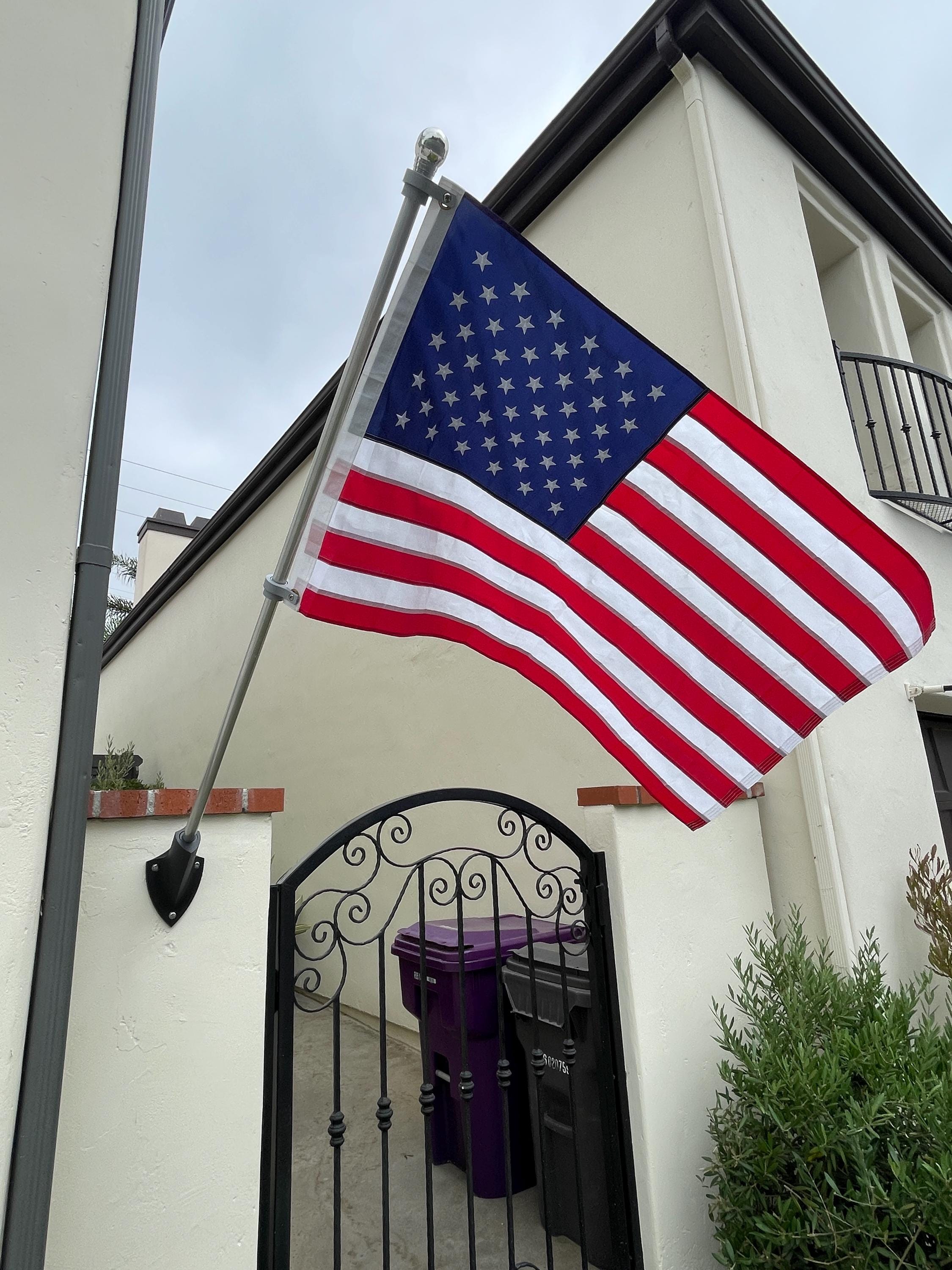 Clip-less Flag Pole Rings With Sealed Bearings: USA Made, FREE Shipping ...