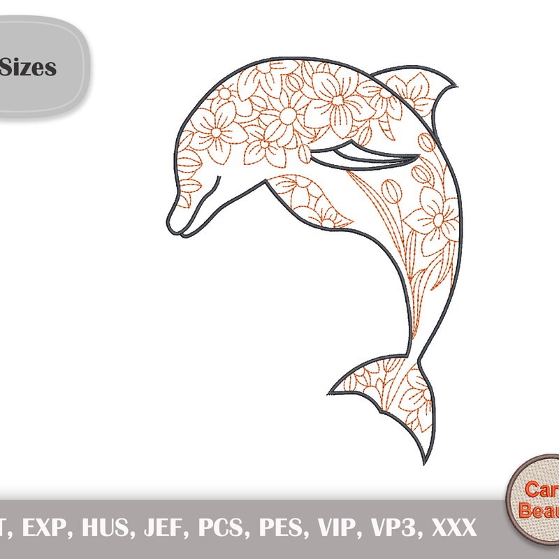 Dolphin Applique - Etsy