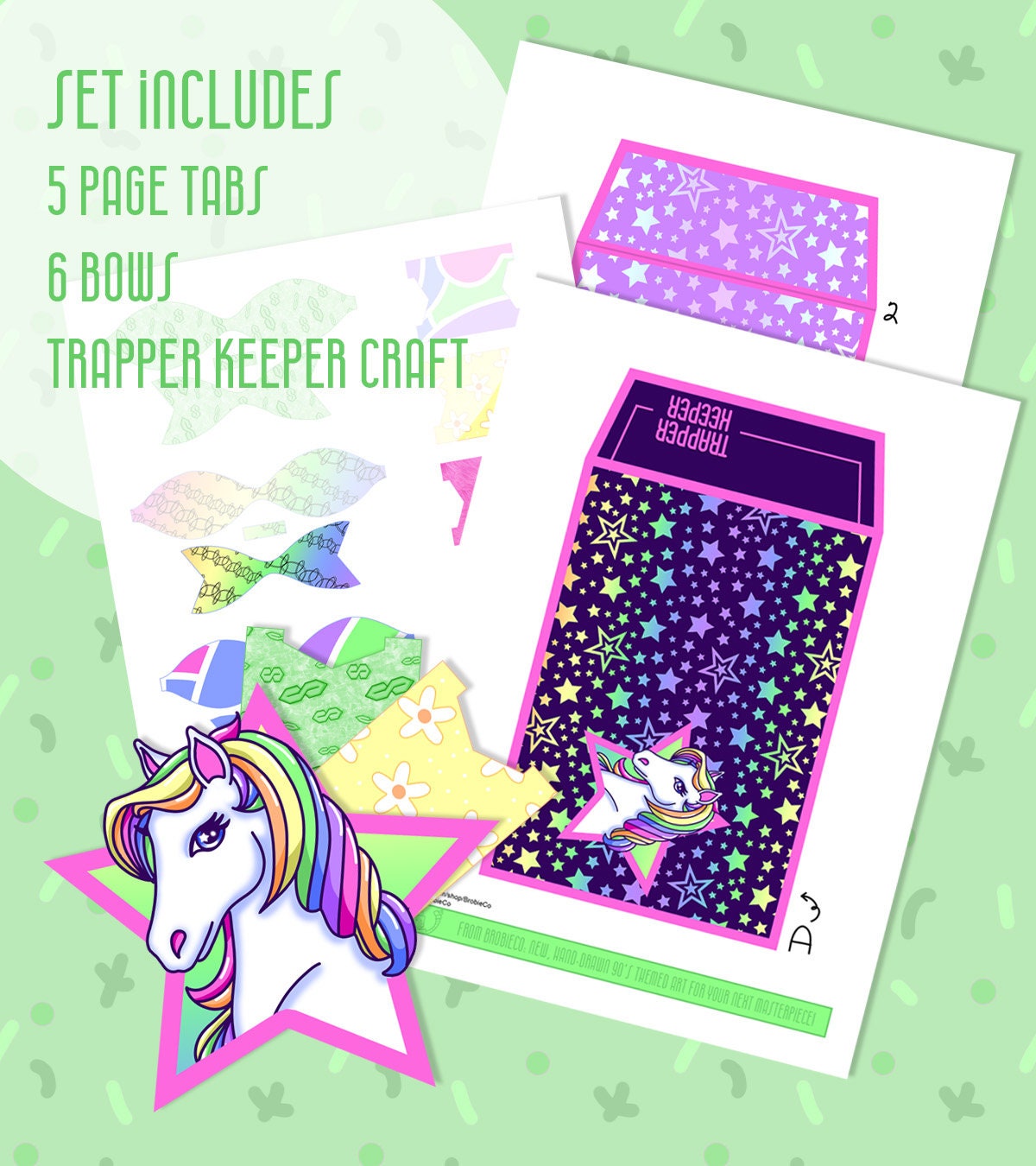 90's Girl Printable Ephemera Set for Collage, Scrapbook, Junk Journal ...