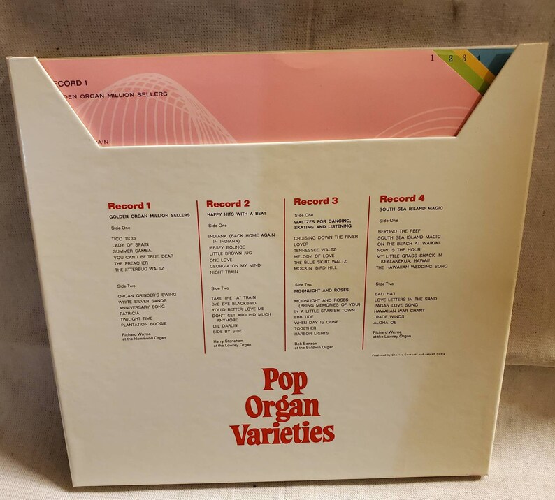 Vintage Readers Digest Pop Organ Varieties 4 Vinyl RECORD SET - Etsy