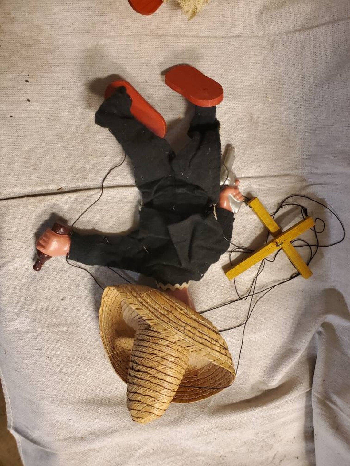 Vintage Mariachi Puppet 16 Inches Marionette Mexico Bottle Sombrero - Etsy