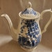Vintage Fine Myott Meakin Tableware Blue Teapot Dish Coffee - Etsy