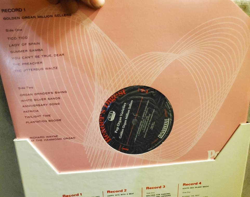 Vintage Readers Digest Pop Organ Varieties 4 Vinyl RECORD SET - Etsy