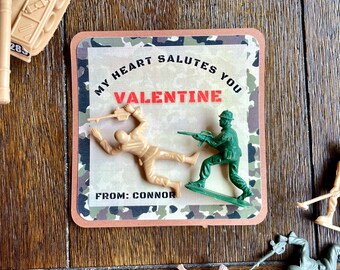 Soldier Valentine Cards - Etsy