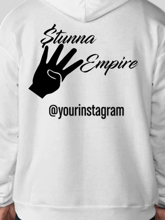 Stunna Empire Personalized Hoodie | Etsy