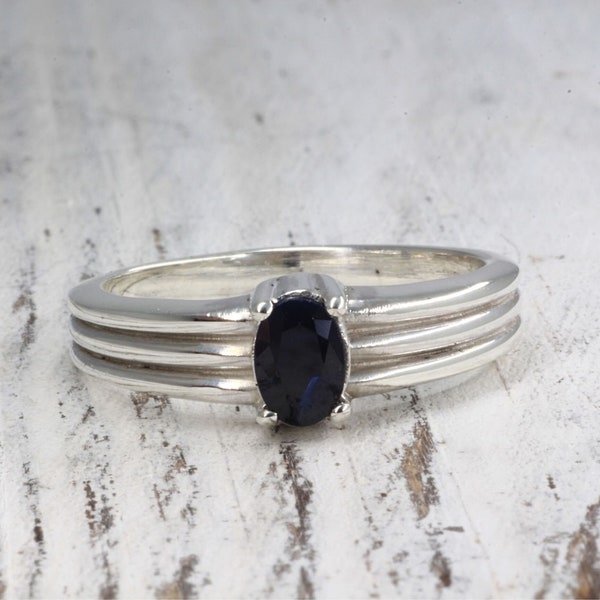 Dark Silver Ring - Etsy