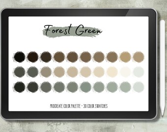 Forest Color Palette | Etsy