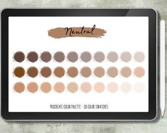 Cherry Procreate Color Palette, 30 Color Swatches, iPad Procreate Tools ...