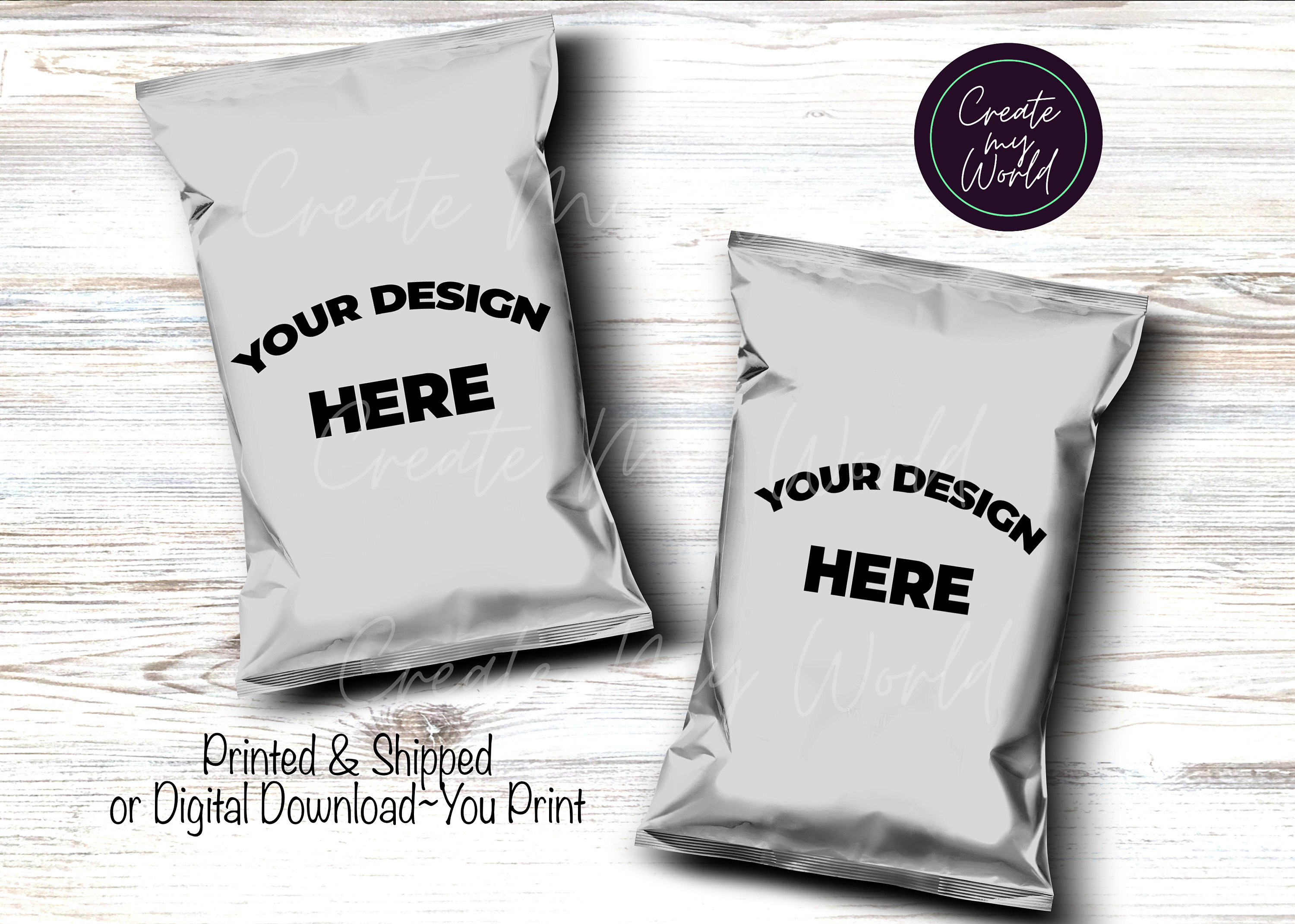 Custom Graduation Chip Bag- Printed & Shipped - Etsy