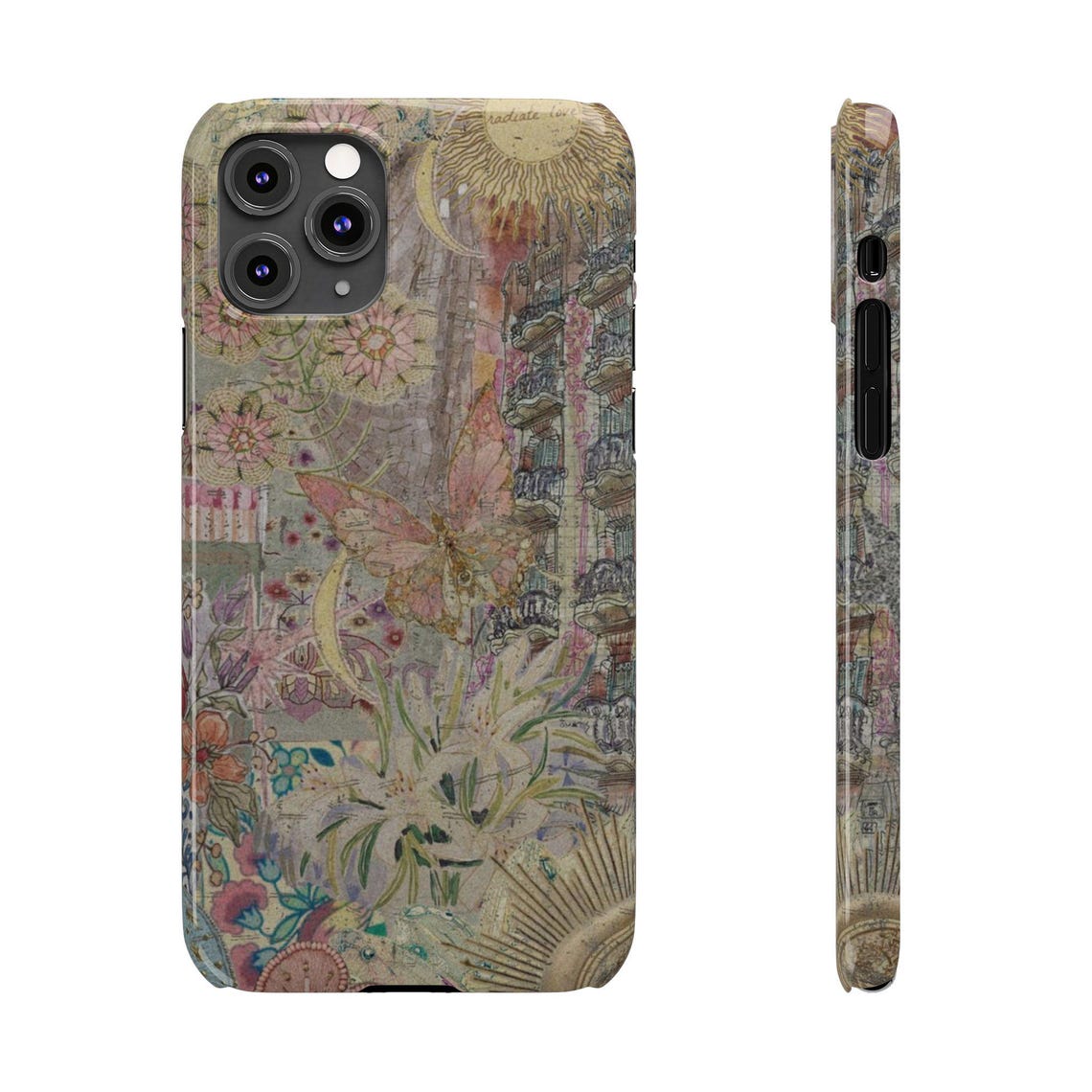 Vintage Girl- Slim Phone Cases - Etsy UK