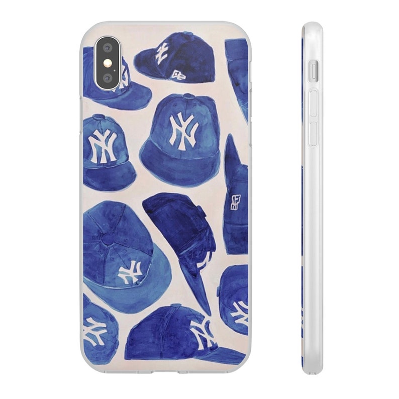 Aesthetic New York Hat Print Flexible Phone Case - Etsy