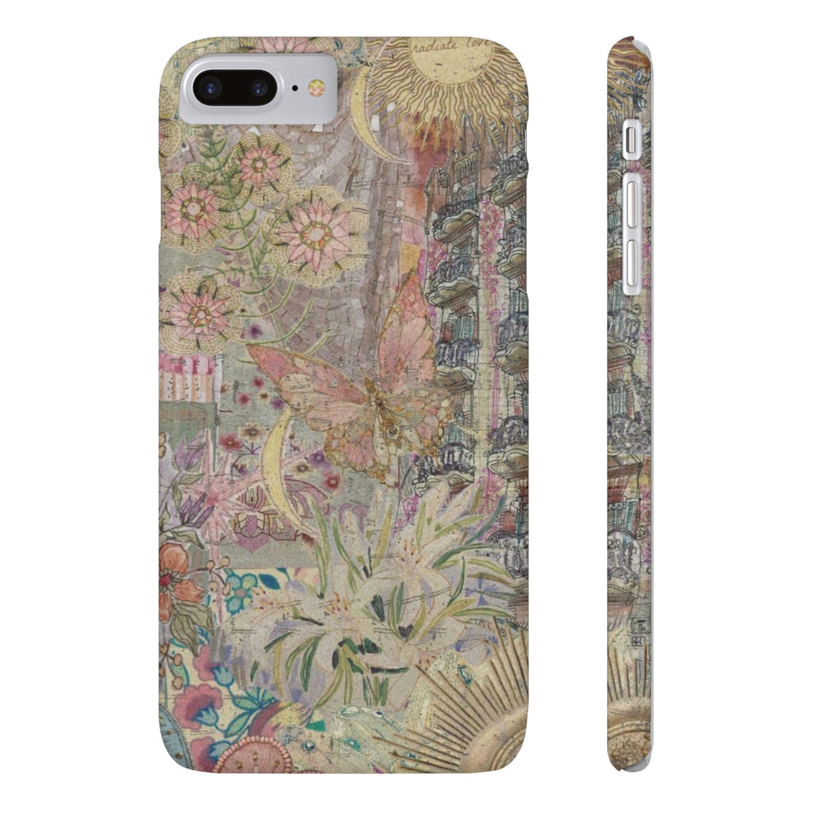 Vintage Girl- Slim Phone Cases - Etsy