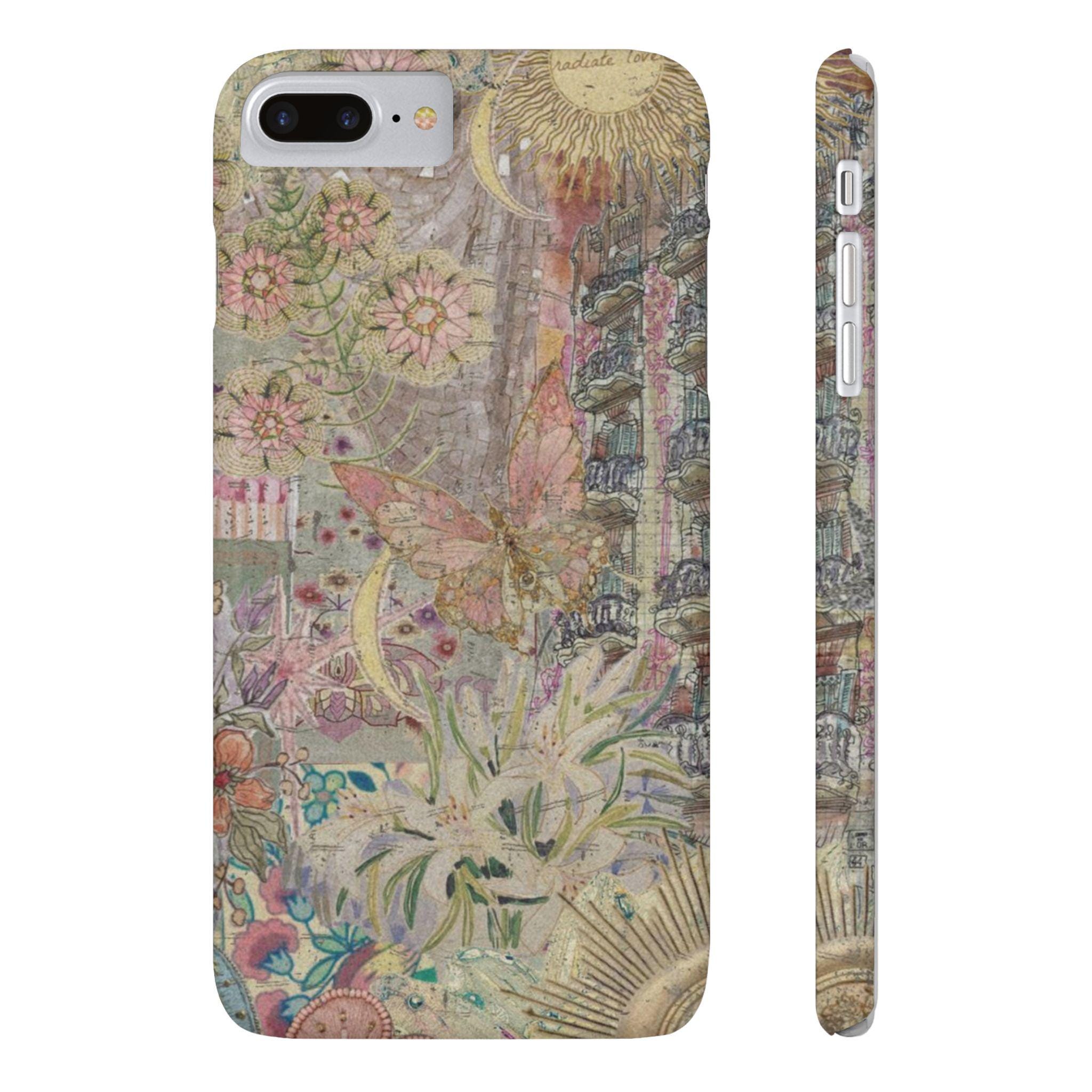 Vintage Girl- Slim Phone Cases - Etsy