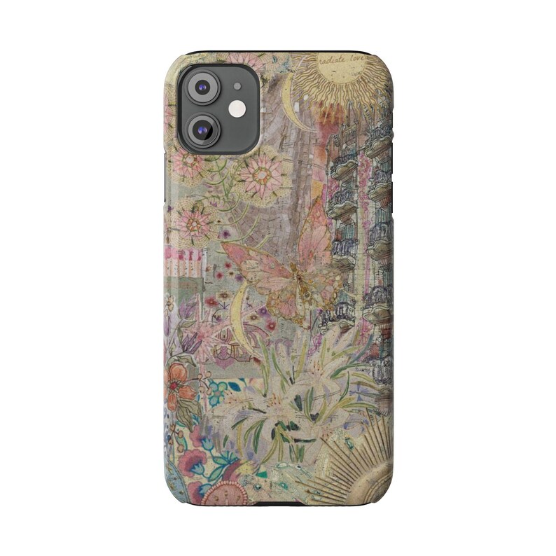 Vintage Girl Slim Phone Cases - Etsy