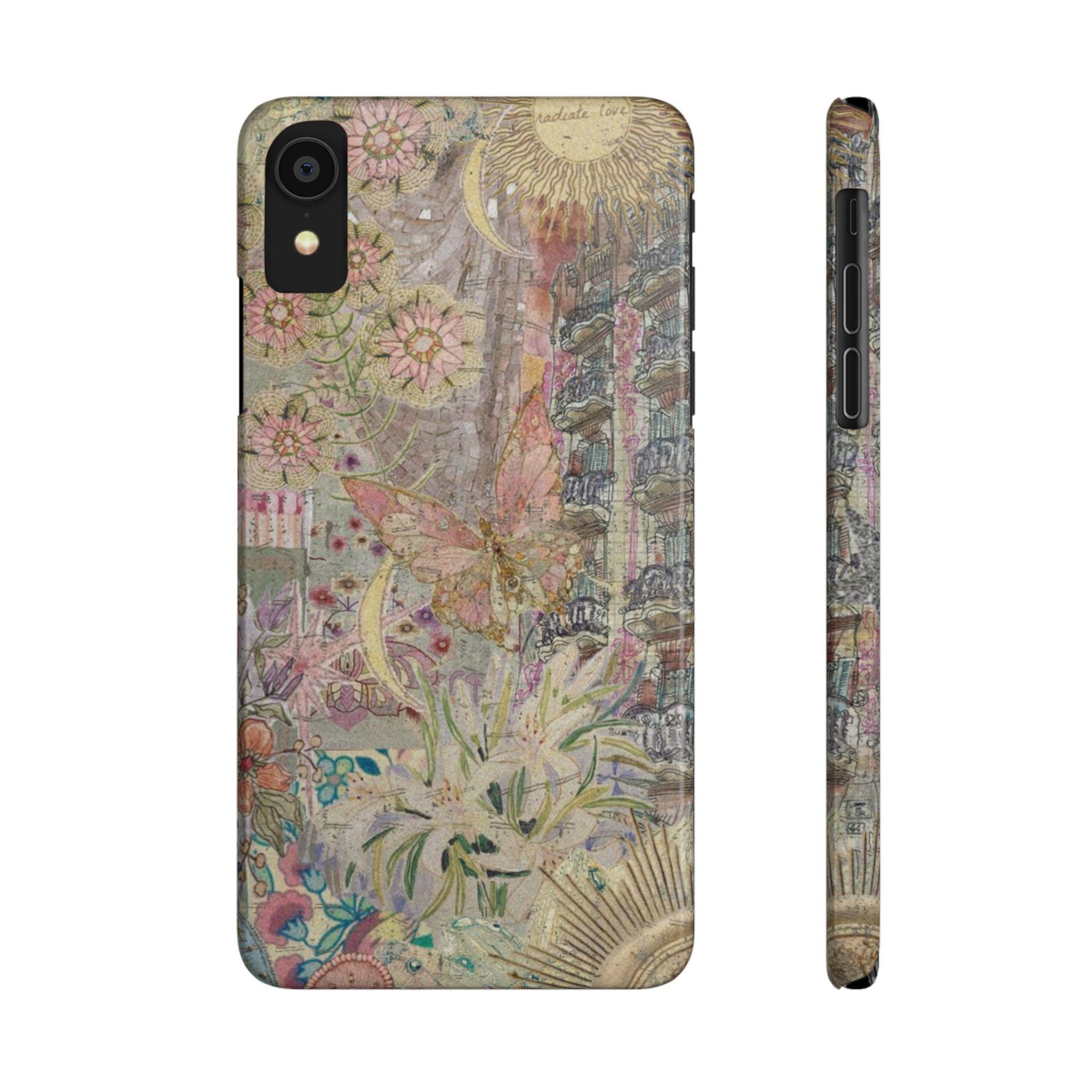 Vintage Girl- Slim Phone Cases - Etsy