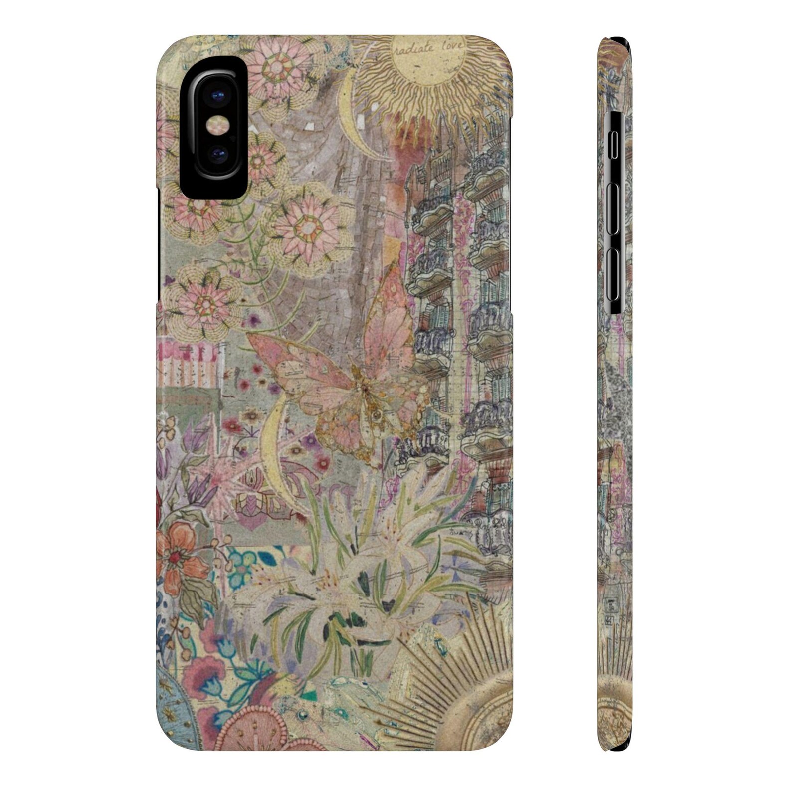 Vintage Girl- Slim Phone Cases - Etsy