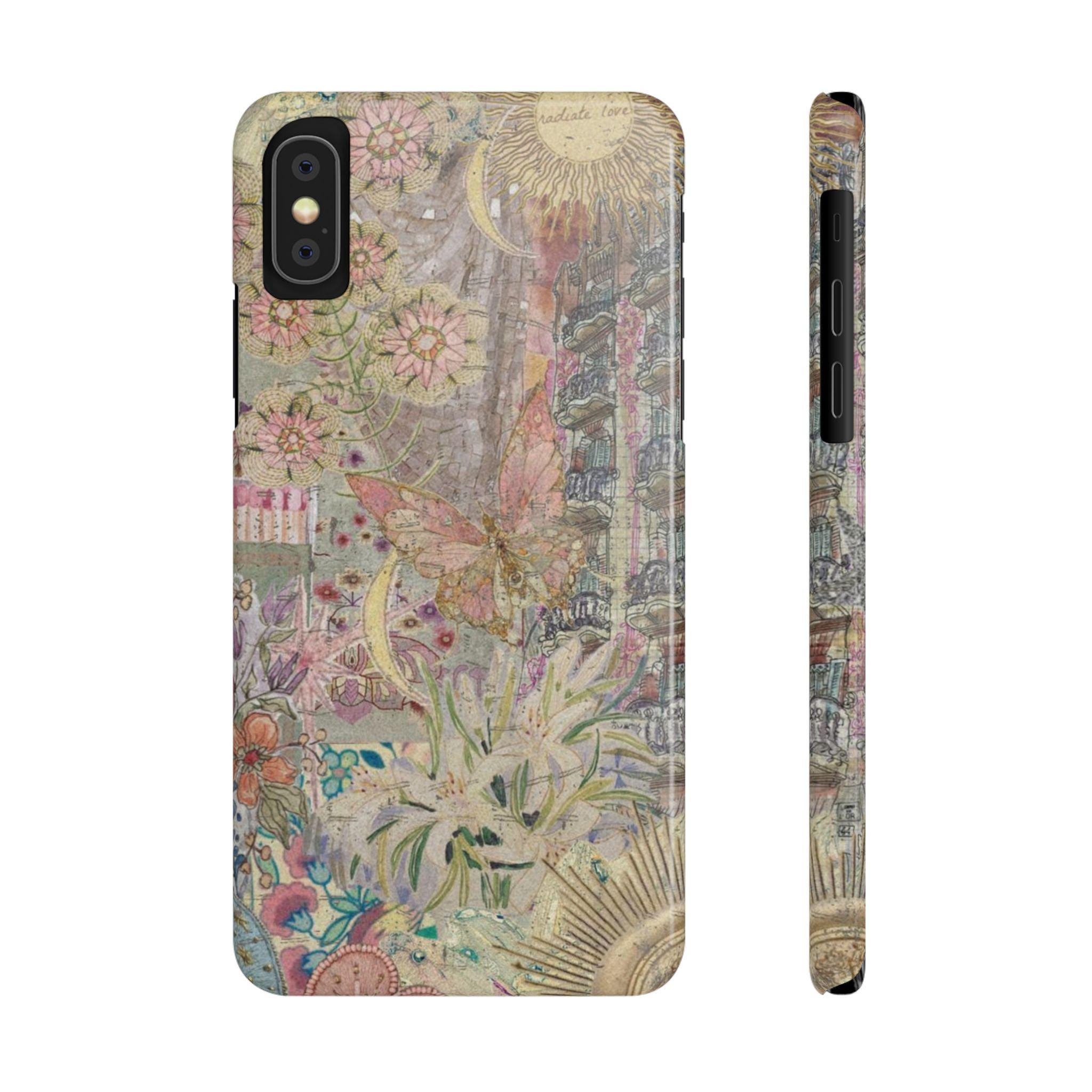 Vintage Girl- Slim Phone Cases - Etsy