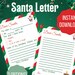 Santa Letter / Dear Santa / North Pole Mail / Santa Mail / Letter to ...
