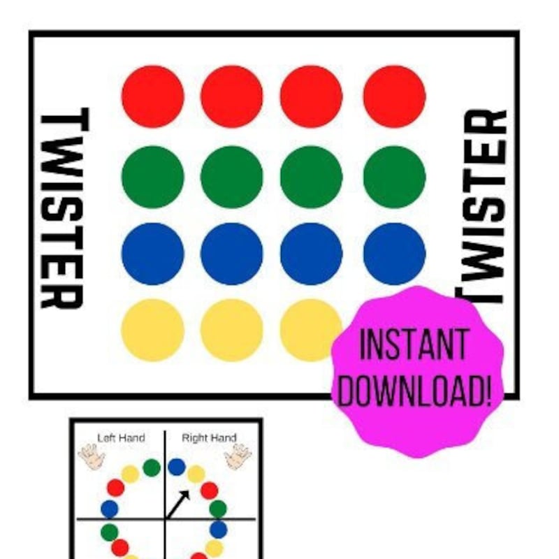 Twister Game - Etsy