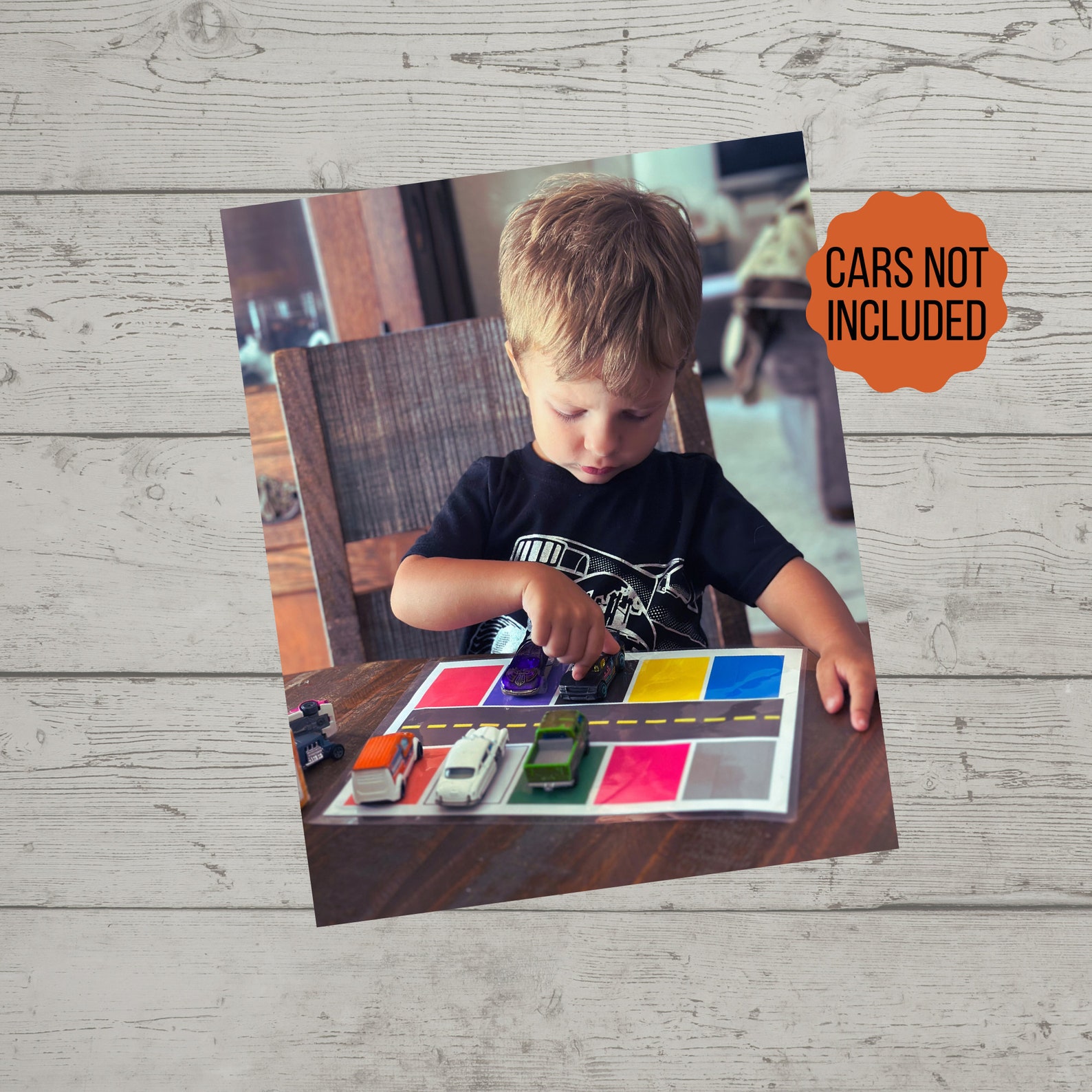 Color Matching Activity With Cars for Toddler - Etsy