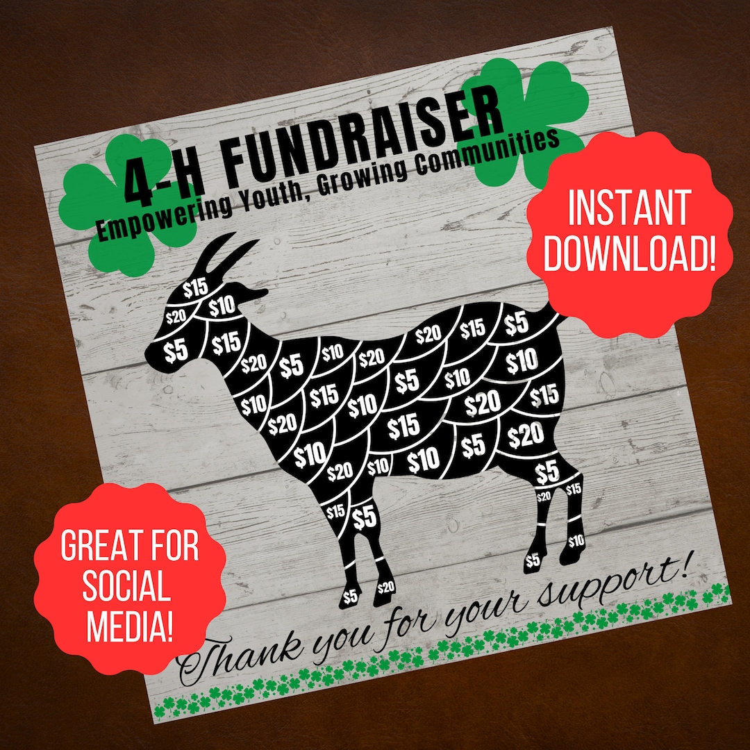 4-H Fundraiser for Goats | 4-H Goat Fundraiser - Etsy