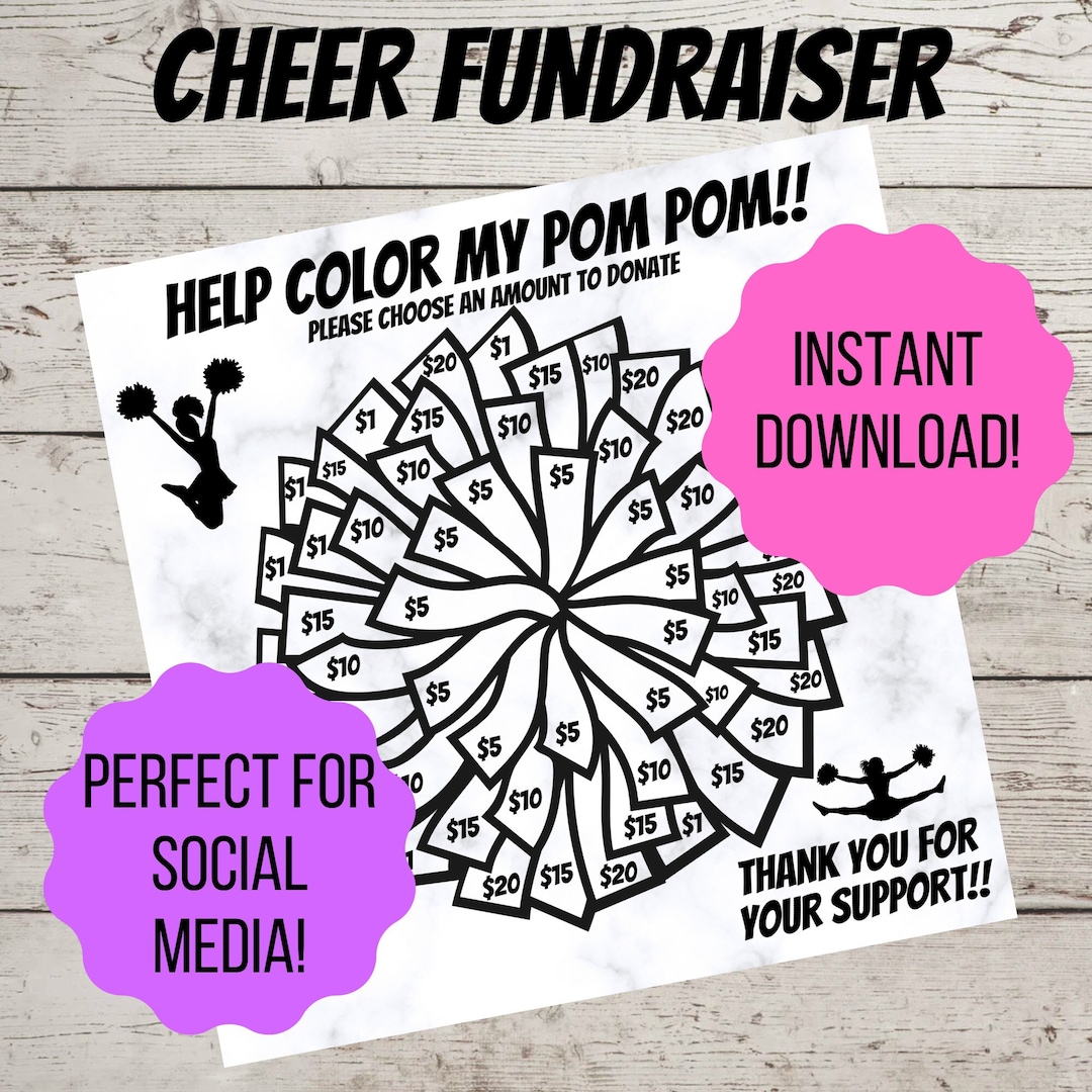 Cheer Fundraiser | Cheerleader Fundraiser | Cheer Squad Fundraiser ...