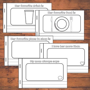 All About Mom Book | Mother's Day Book | Mother's Day Questionnaire ...