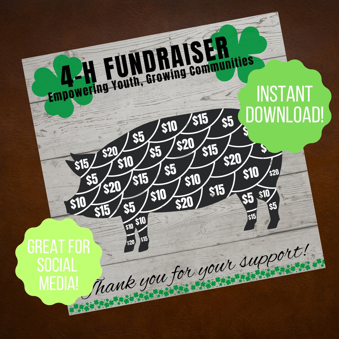 4-H Fundraiser for Swine | 4-H Fundraiser Pigs | 4H Fundraising | Pigs ...