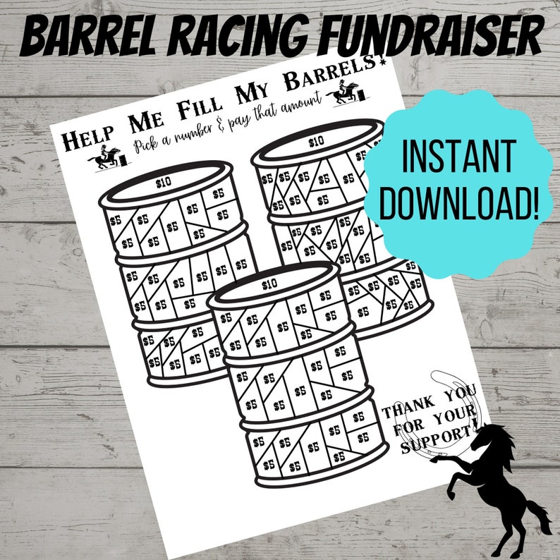 Barrel Racing Fundraiser | Rodeo Fundraiser | Facebook Fundraiser ...