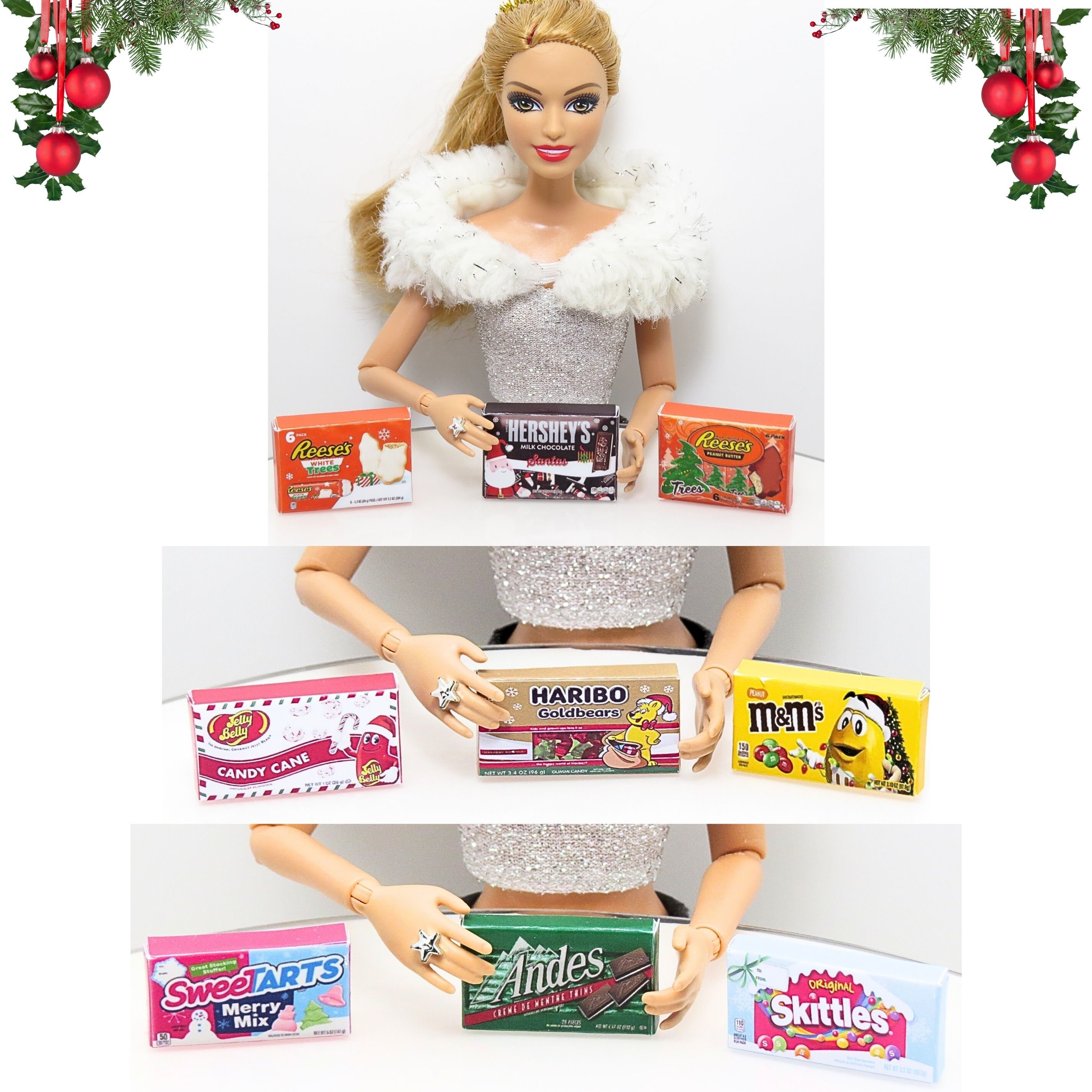 1/6 Doll House Food Printable Christmas Barbie Doll Food - Etsy Australia