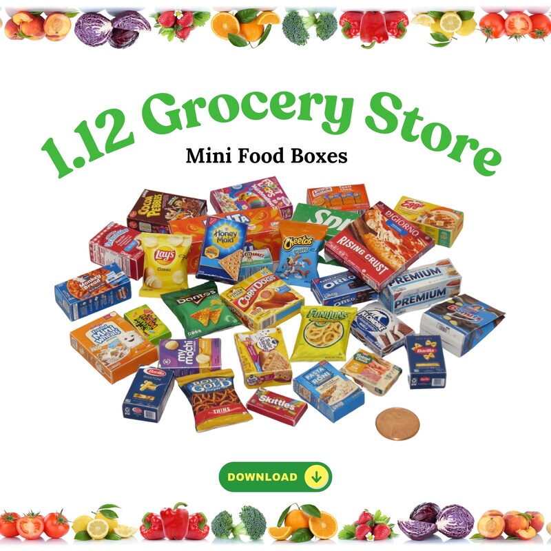 Miniature Groceries - Etsy