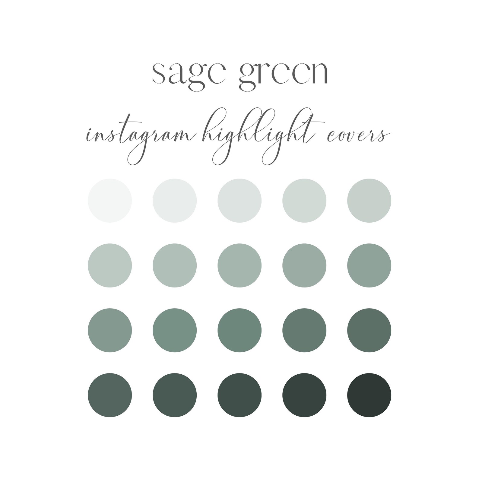 Instagram Highlight Cover Sage Sage Story Highlights Solid Ig Icons ...