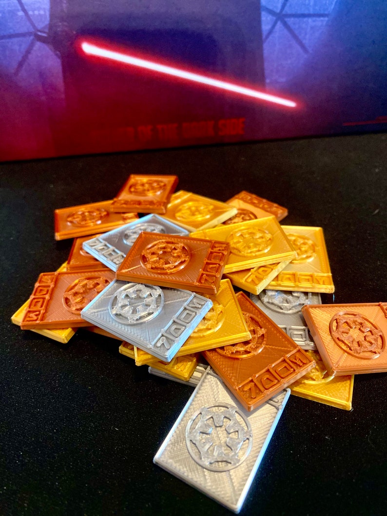 Imperial Credit Set of 25 for Star Wars Villainous - Etsy