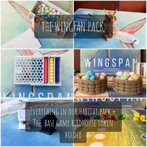 Wingspan Food + Egg Organizer + Owl First Player Token Upgrade ...