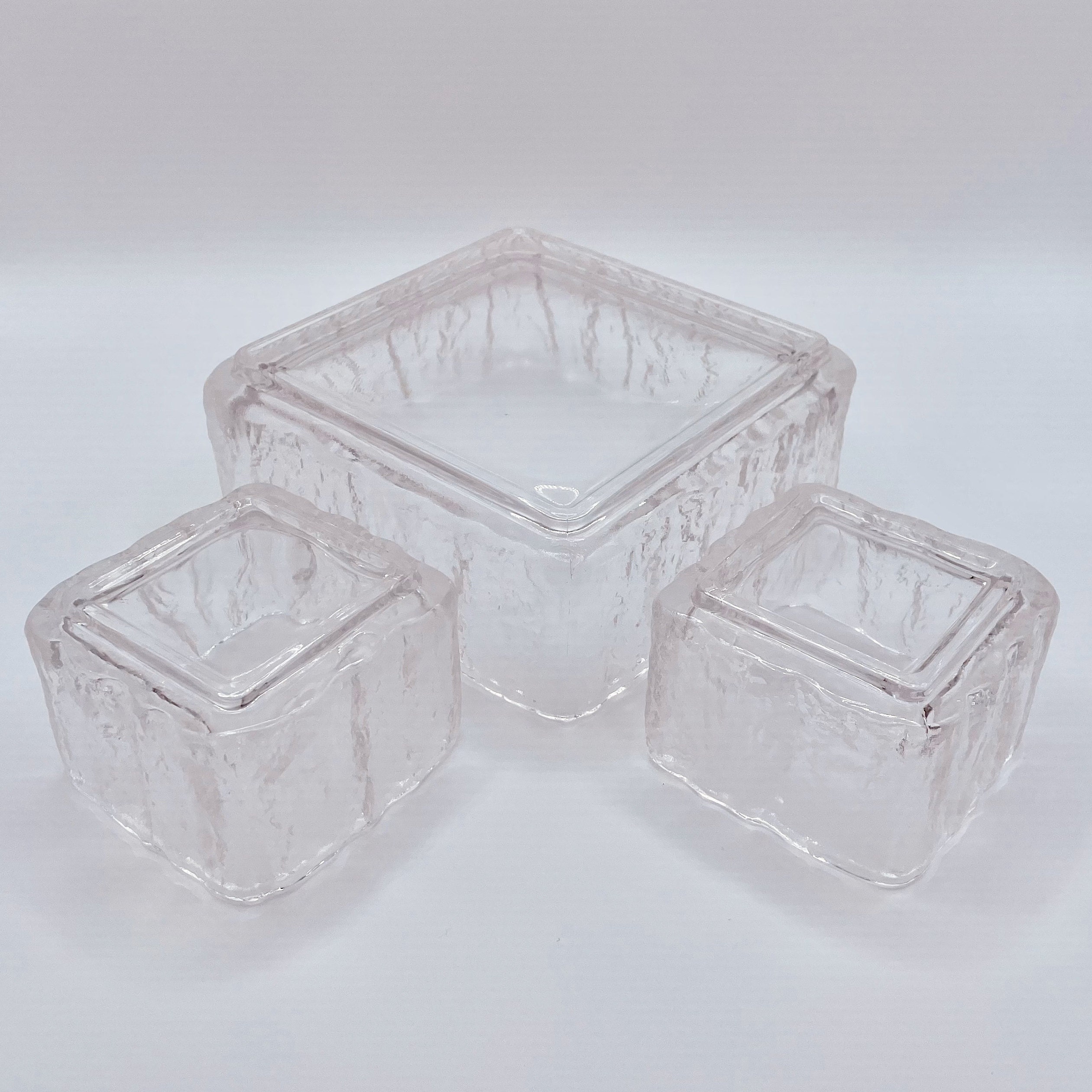 Mikasa Frostfire 4-piece Crystal Bar Set by Hoya Japan - Etsy