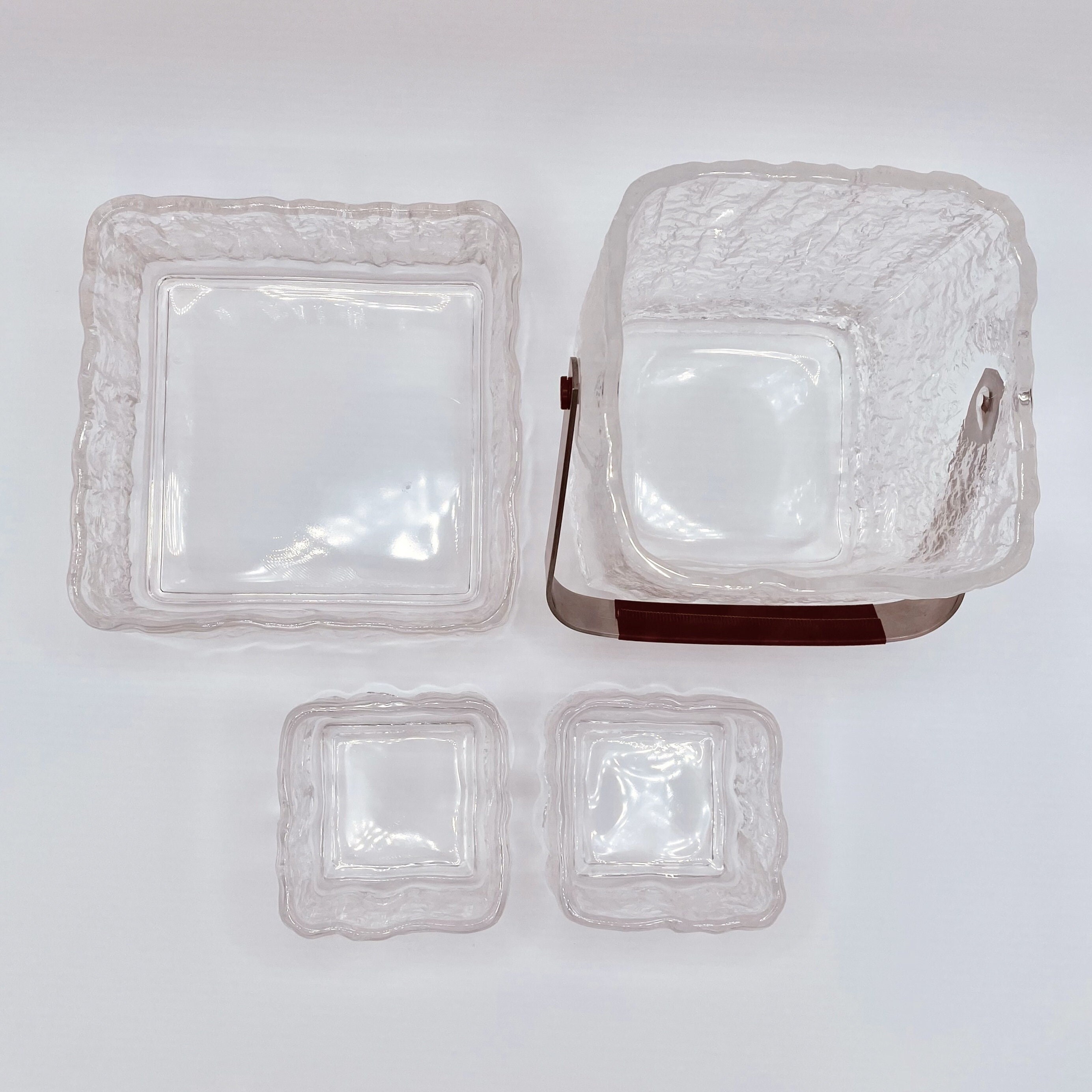 Mikasa Frostfire 4-piece Crystal Bar Set by Hoya Japan - Etsy