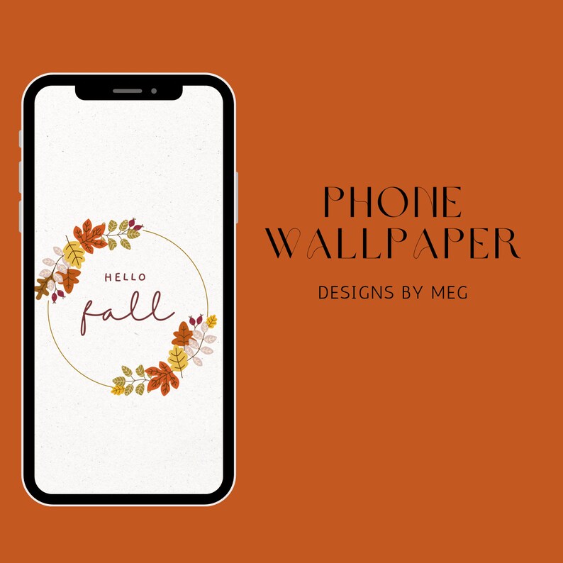 Hello Fall Wallpaper | Digital Download - Etsy