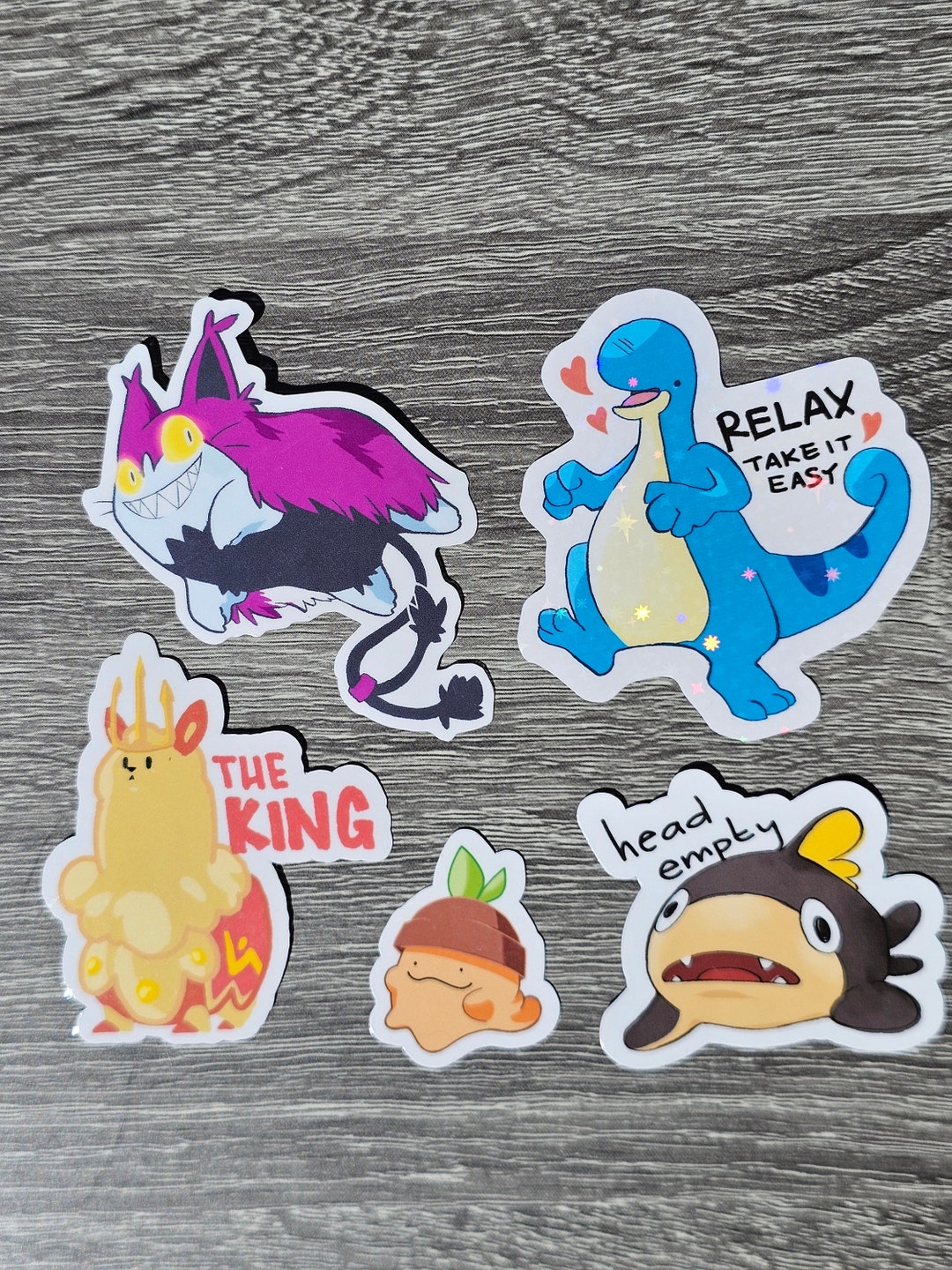 Palworld Stickers choice of 4 or Pal Pack With ALL FREE Gumoss Sticker ...