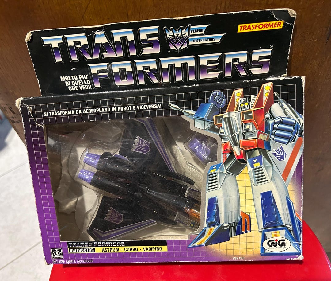 Transformers G1 Gig Destroyor Crow Vampire Original Transformer Vintage ...