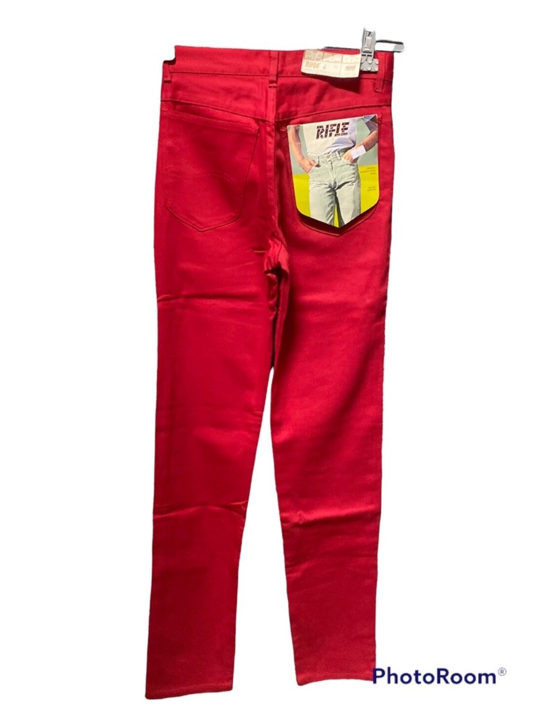 Red Jeans Rifle Vintage 80s High Waist - Etsy