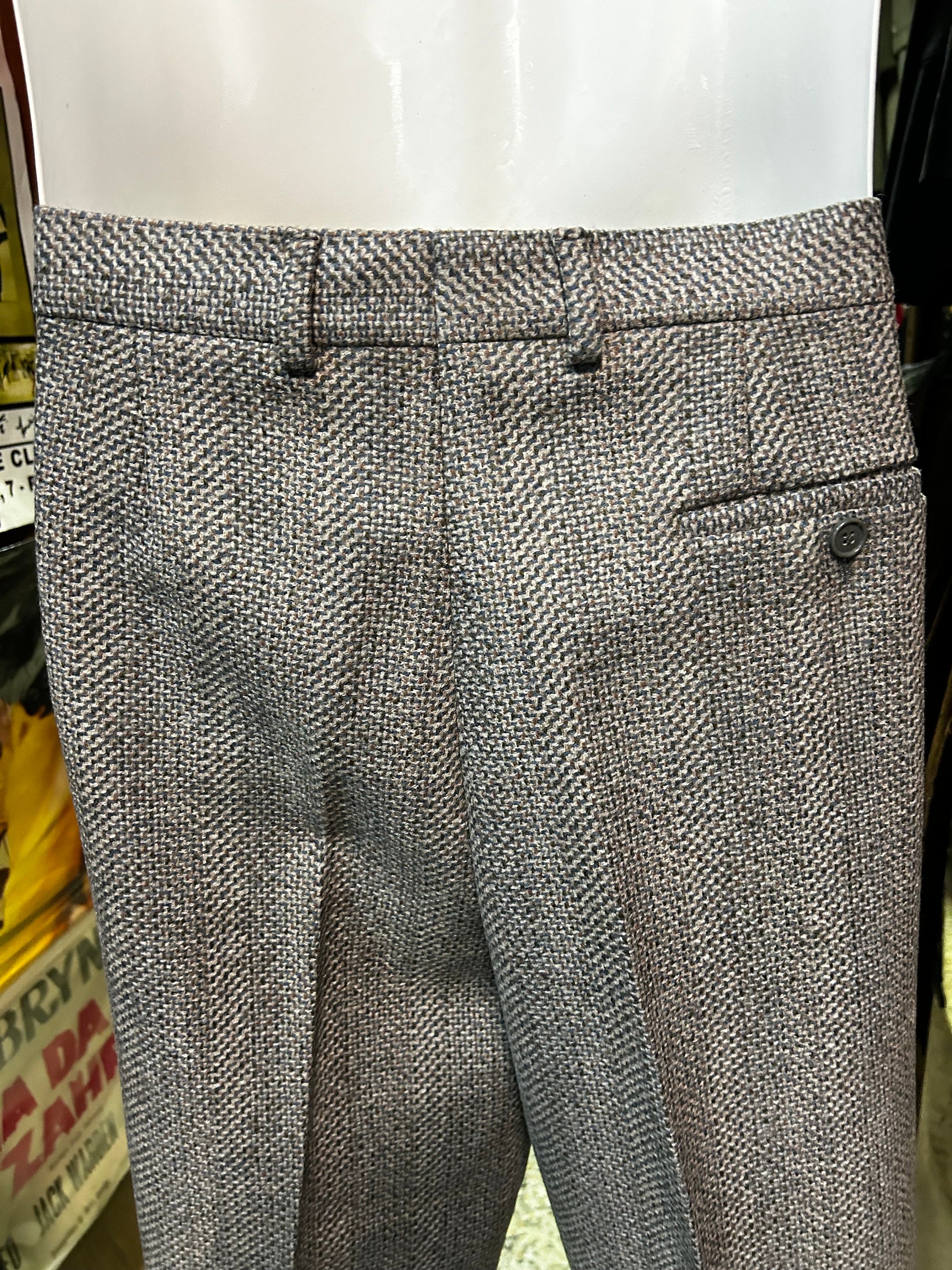 Vintage Early 70s Deadstock Men Suit Gray Tweed/made in Italy by Mabro ...