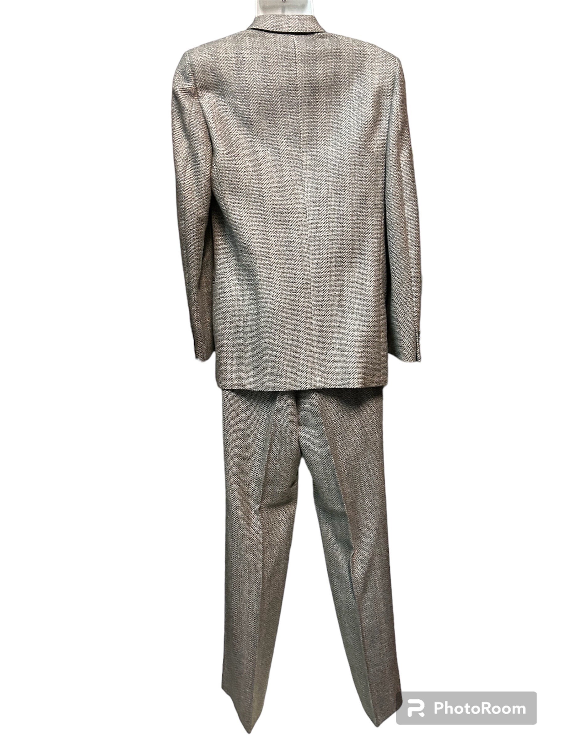 Vintage Early 70s Deadstock Men Suit Gray Tweed/made in Italy by Mabro ...