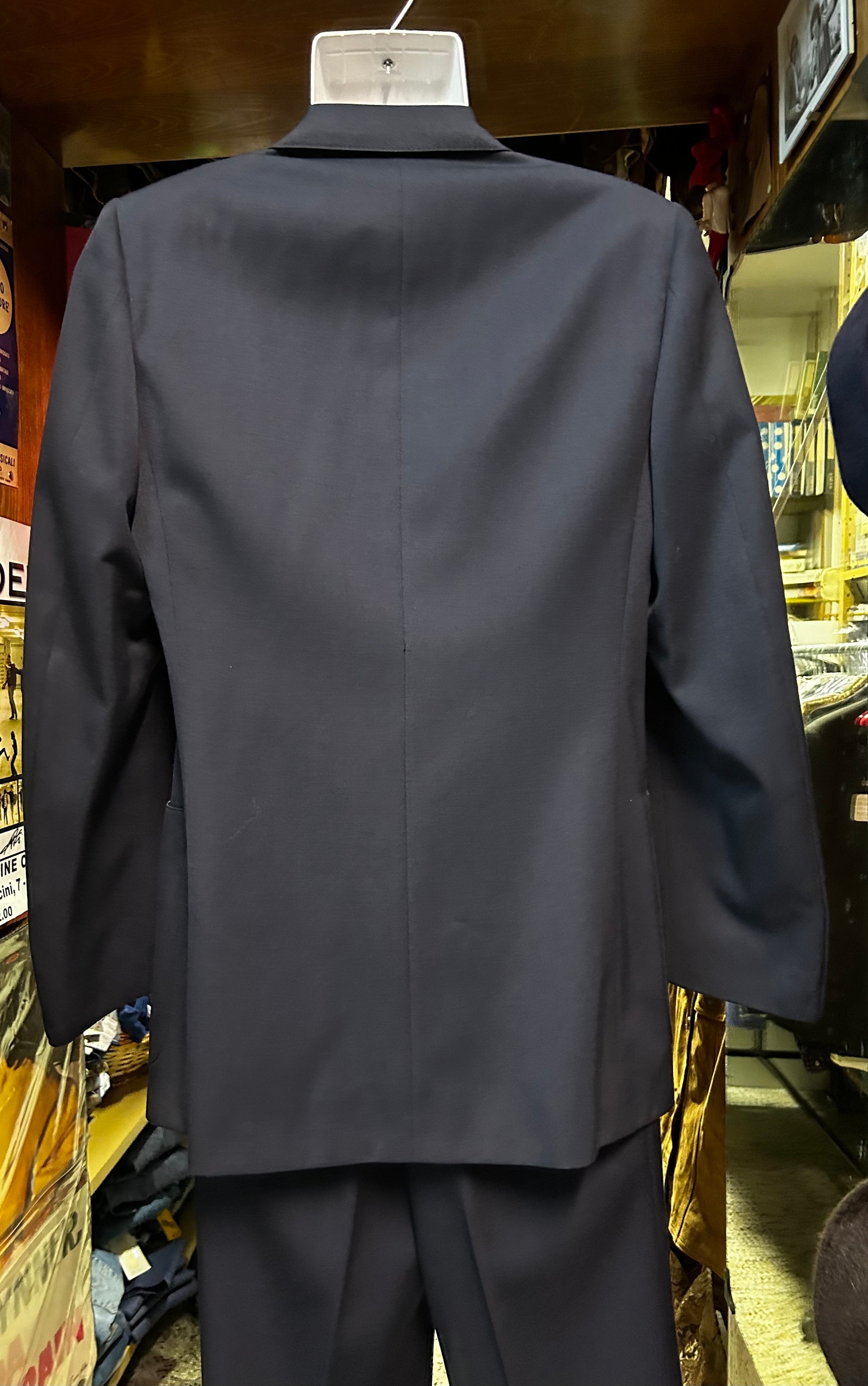 Vintage 70s Deadstock Men Suit Blue /navy/made in Italy by Mabro/pure ...